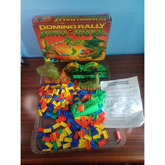 Pressman | Games | 202 Pressman Boardgame Domino Rally Dino Roar ...
